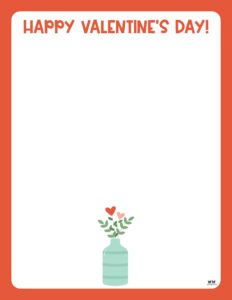 Valentine's Day Borders & Frames - 30 Pages | Printabulls