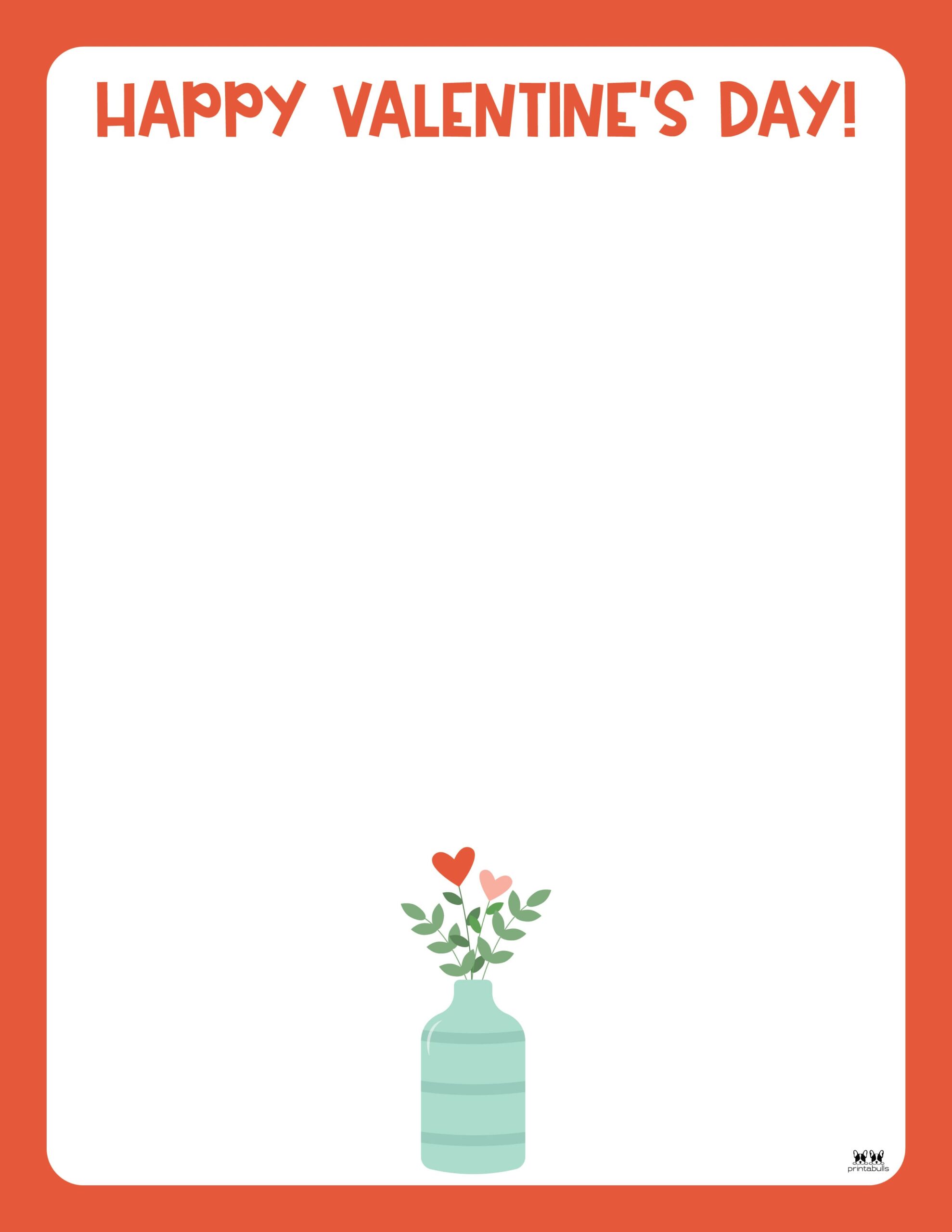 Valentine's Day Borders & Frames - 30 Pages | Printabulls