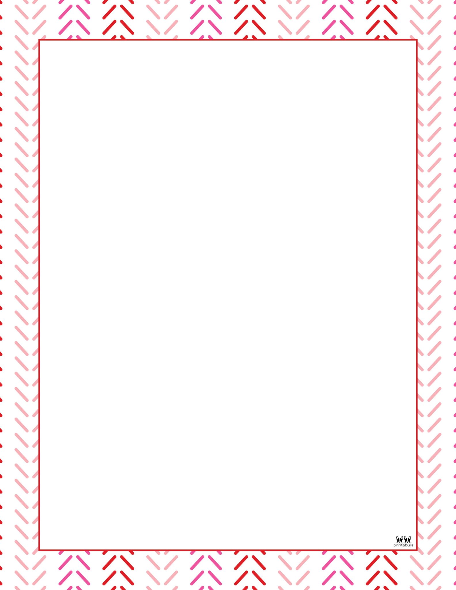 Valentine's Day Borders & Frames - 30 Pages | Printabulls