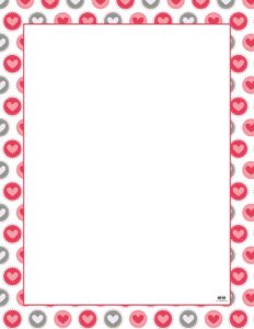 Valentine's Day Borders & Frames - 30 Pages | Printabulls