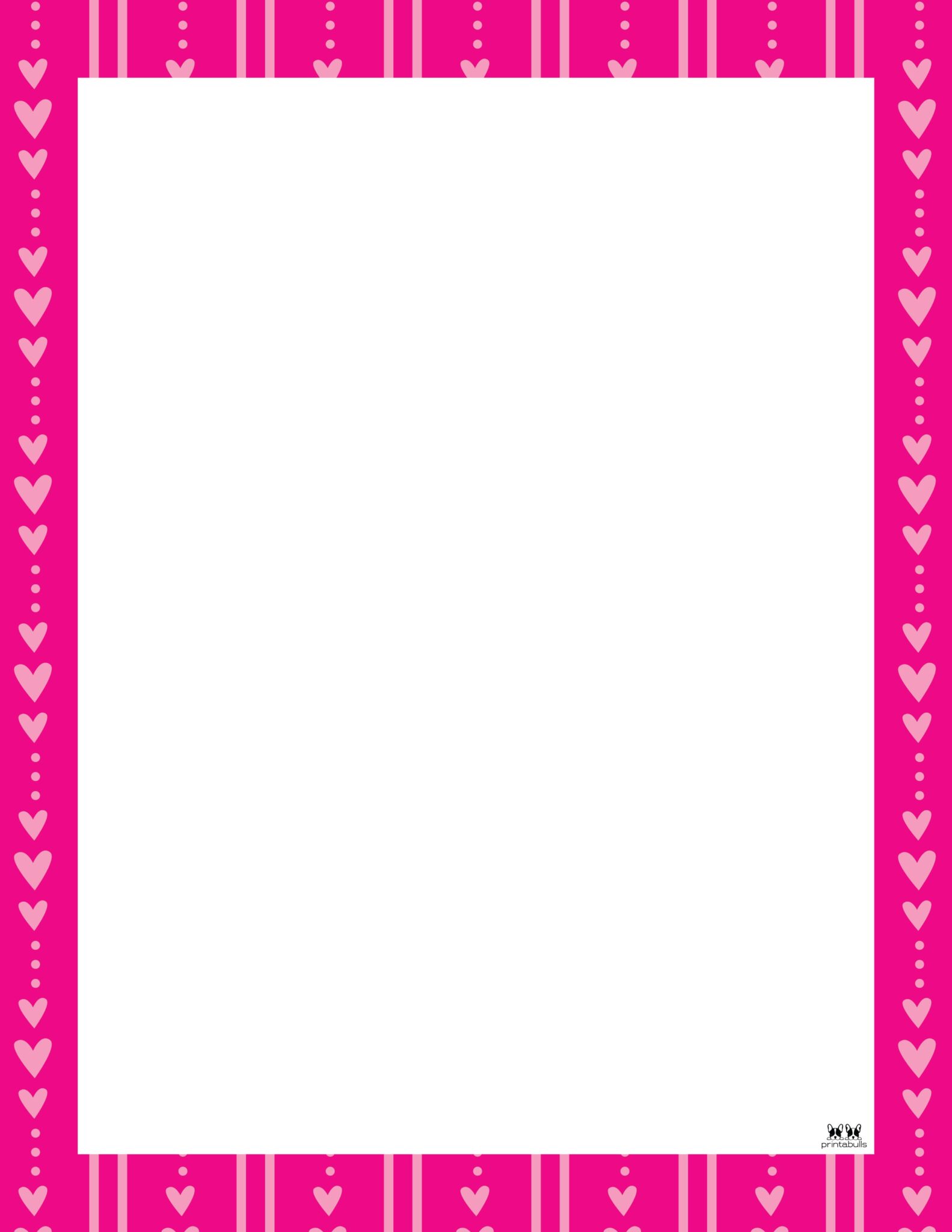 Valentine's Day Borders & Frames - 30 Pages | Printabulls
