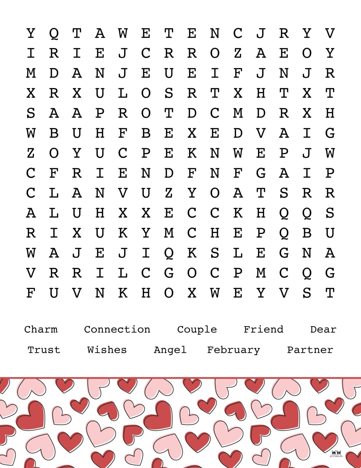 Valentine's Day Word Searches - 20 FREE Pages | Printabulls