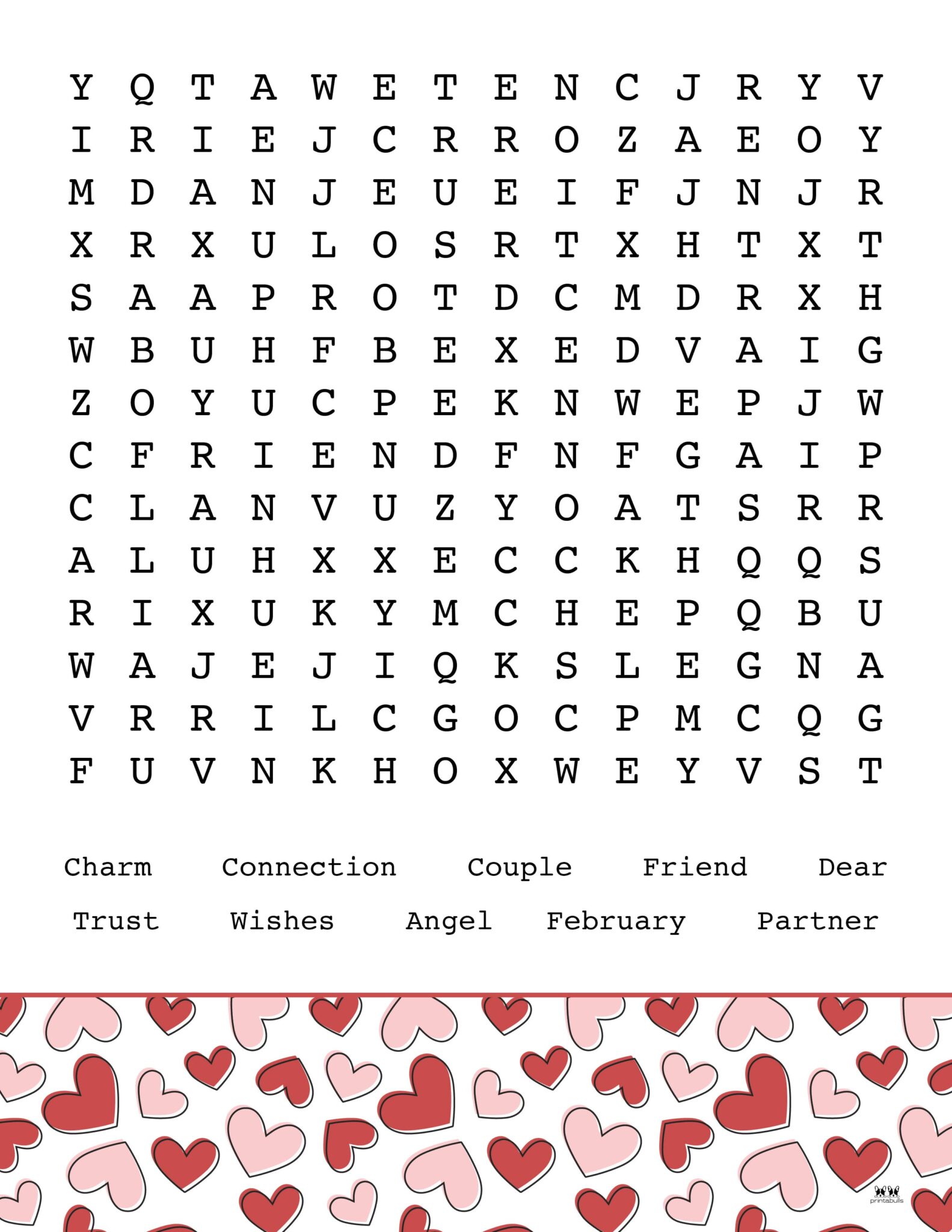 Valentine's Day Word Searches - 20 FREE Pages | Printabulls