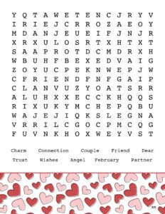 Valentine's Day Word Searches - 20 FREE Pages | Printabulls