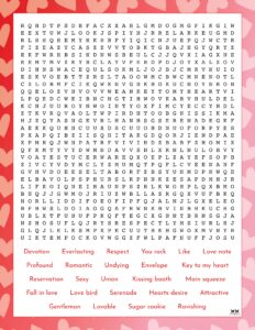 Valentine's Day Word Searches - 20 FREE Pages | Printabulls