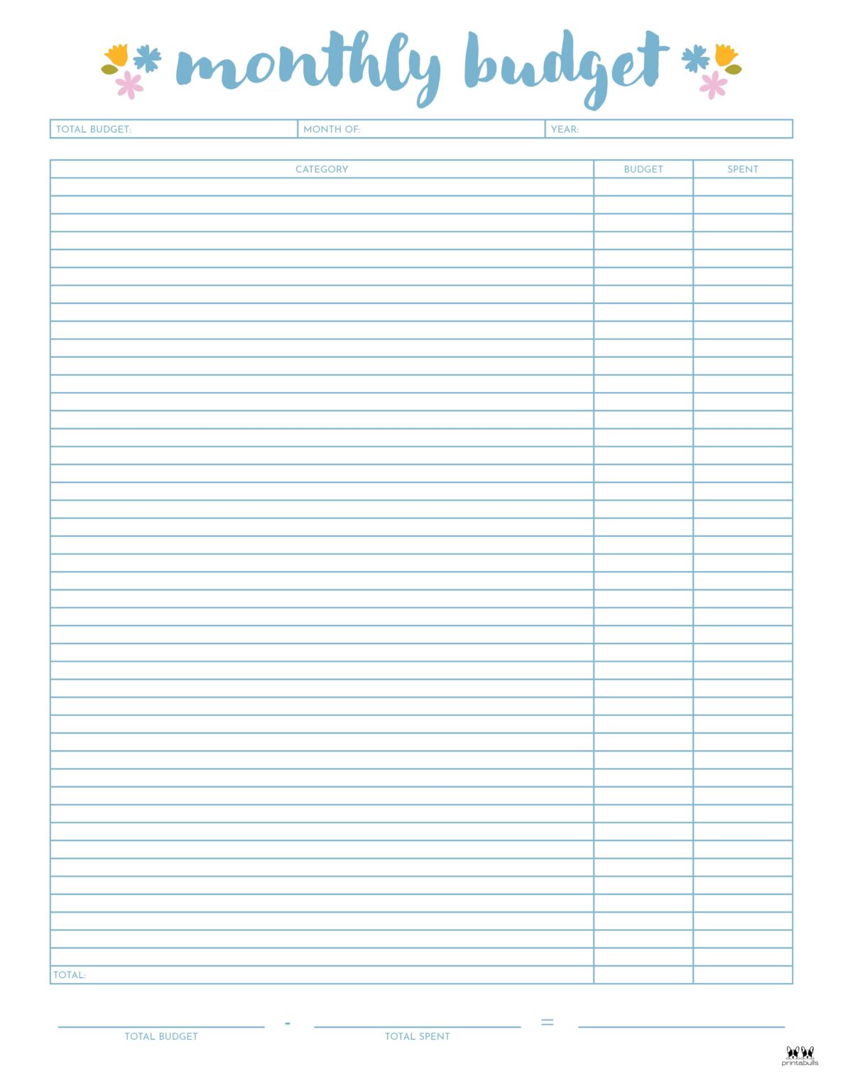 Cash Envelope Budget System Sets - 7 Sets | Printabulls