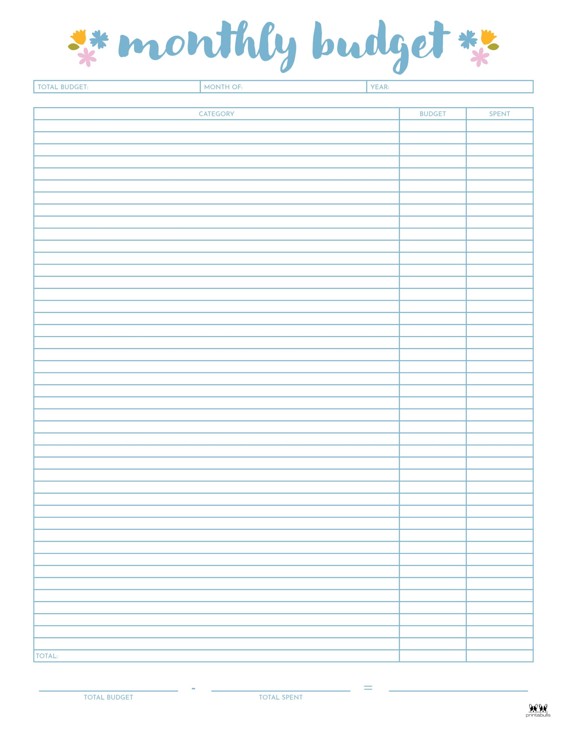 Cash Envelope Budget System Sets - 7 Sets | Printabulls