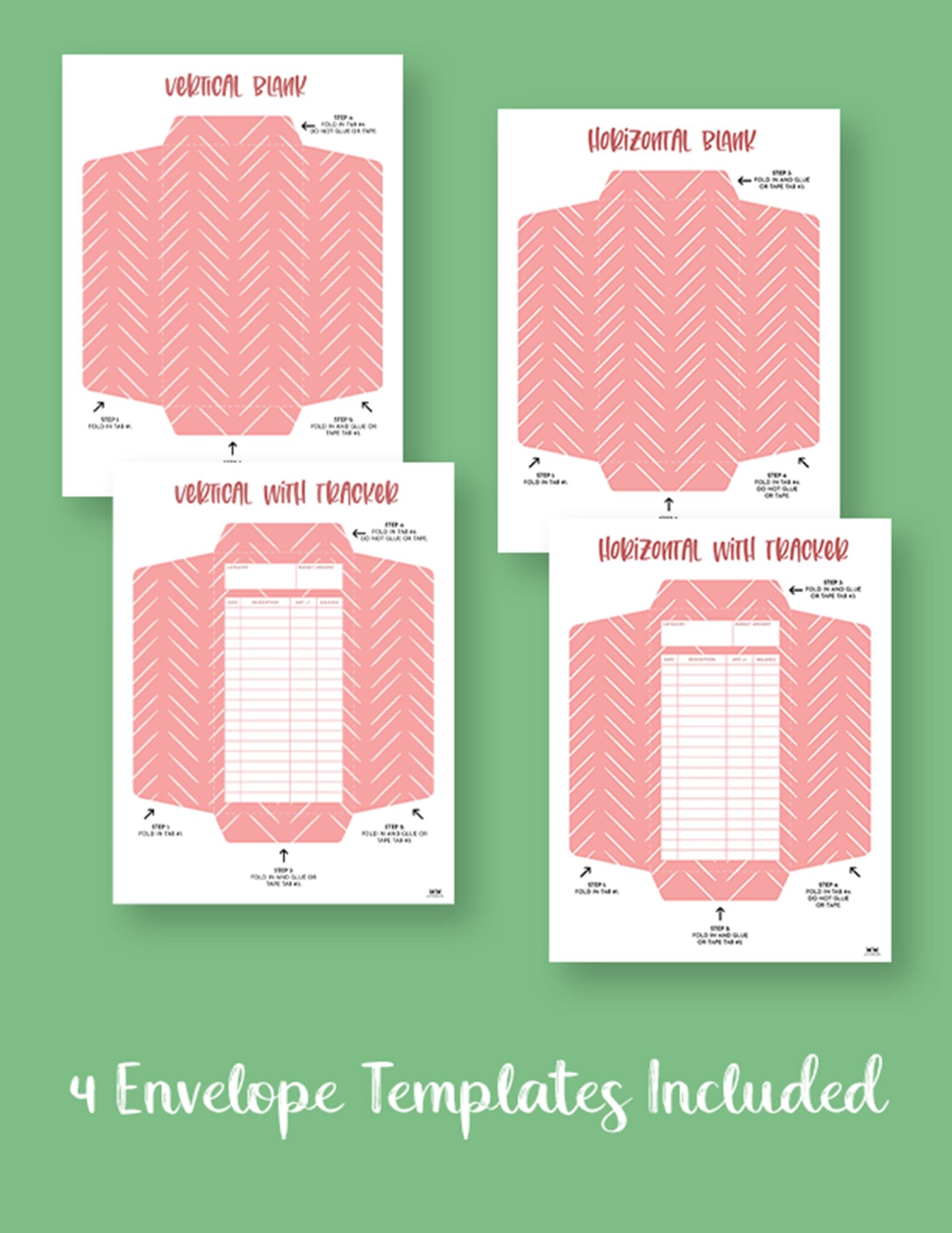 Cash Envelope Budget System Sets - 7 Sets | Printabulls