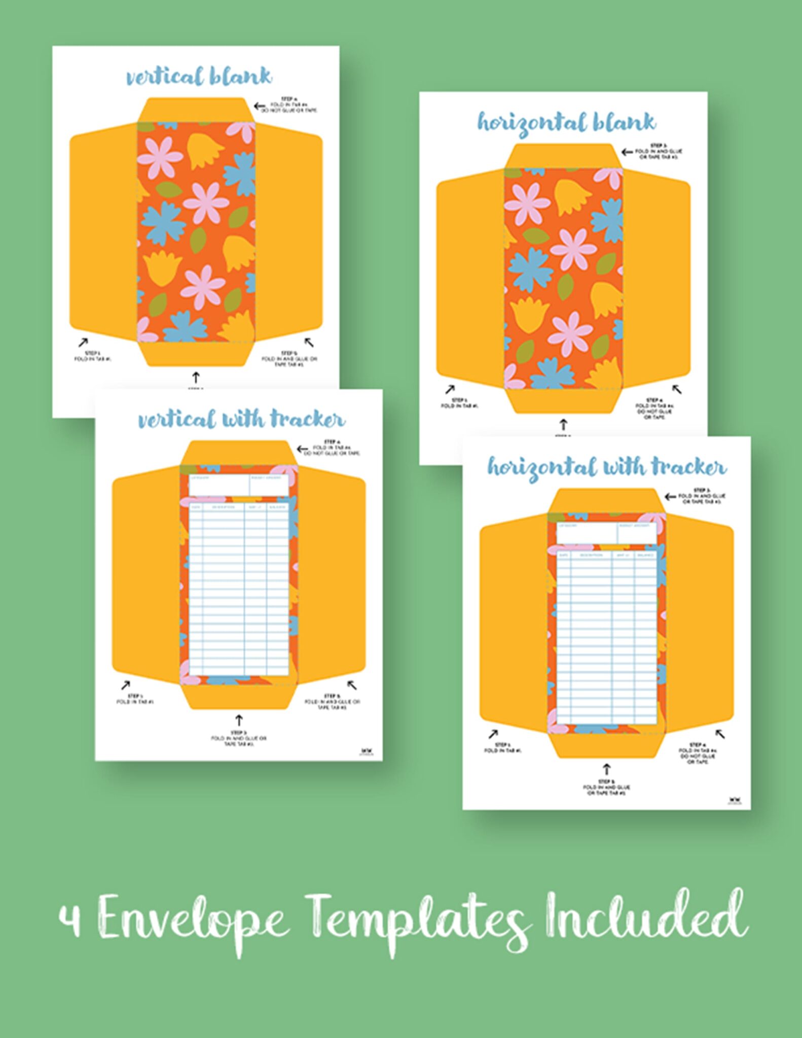 Cash Envelope Budget System Sets - 7 Sets | Printabulls