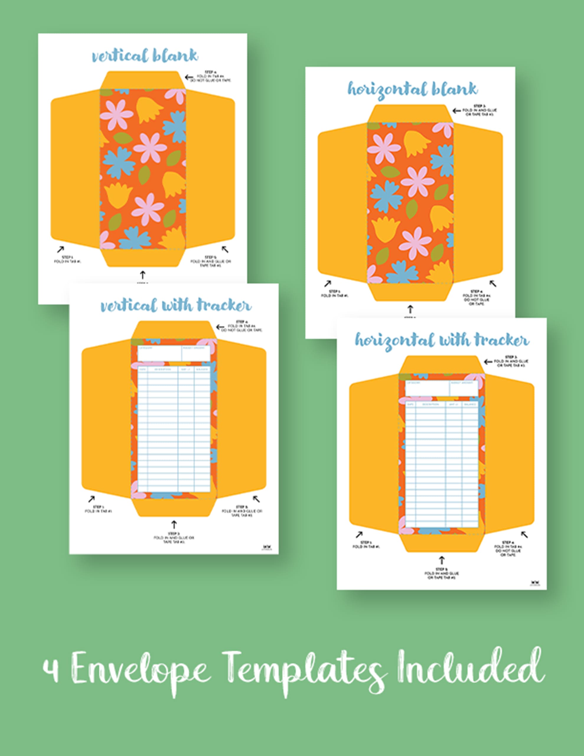 Cash Envelope Budget System Sets - 7 Sets | Printabulls