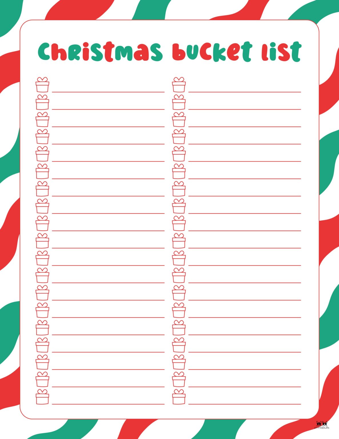 Bucket List Templates - 25 FREE Printables | Printabulls