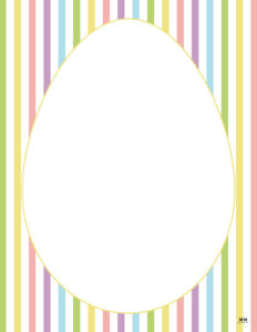 Easter Borders & Frames - 40 Pages | Printabulls