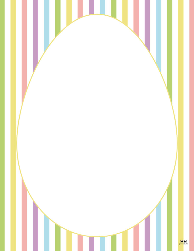 Easter Borders & Frames - 40 Pages | Printabulls
