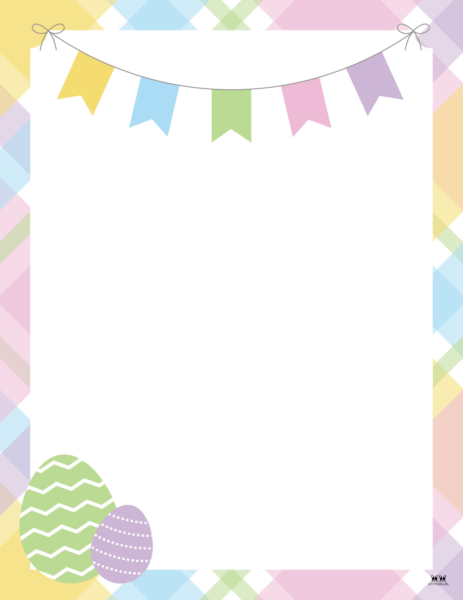 Easter Borders & Frames - 40 Pages | Printabulls