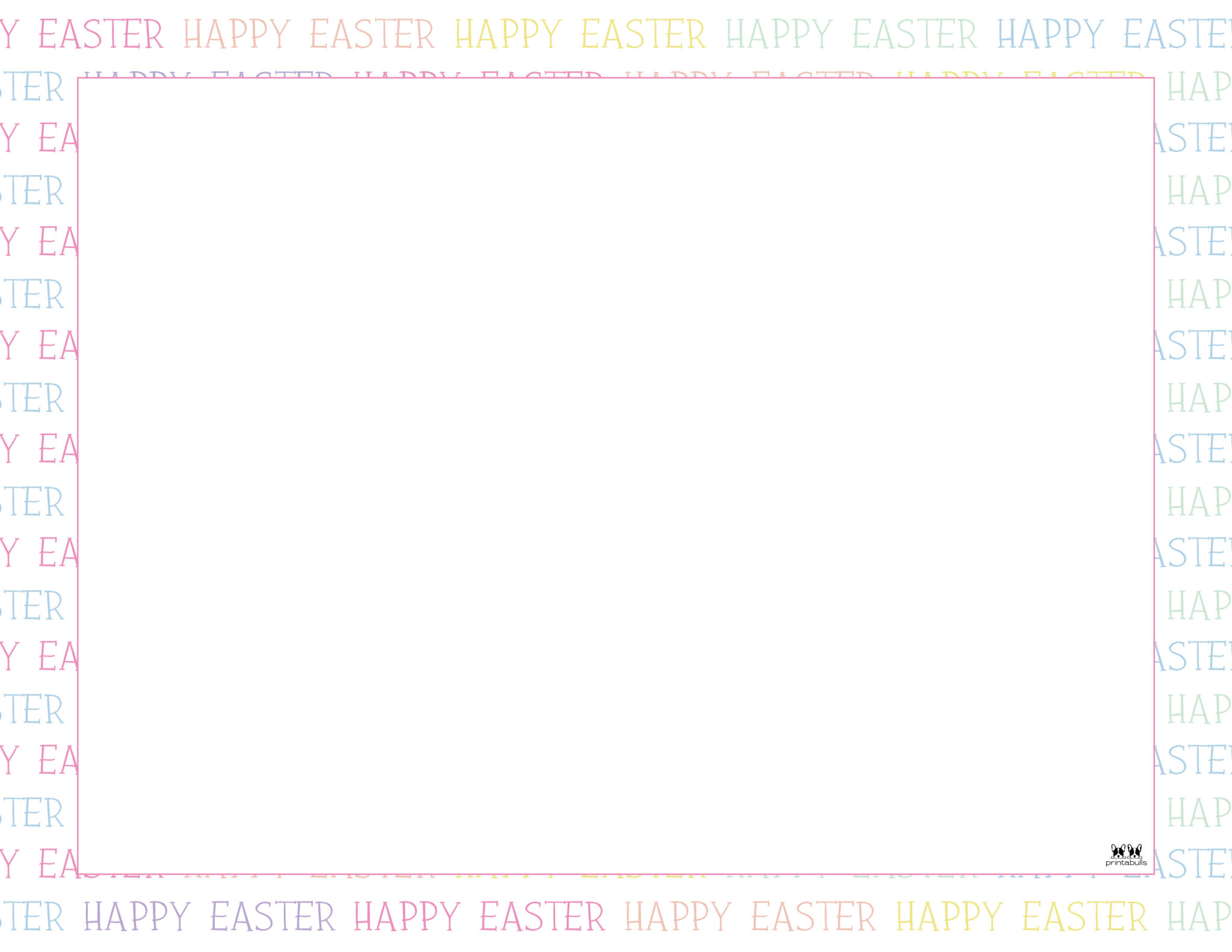 Easter Borders & Frames - 40 Pages | Printabulls
