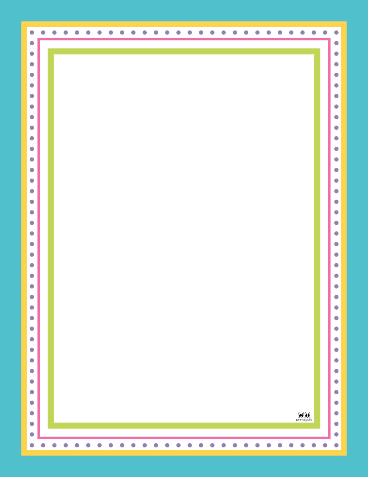 Easter Borders & Frames - 40 Pages | Printabulls