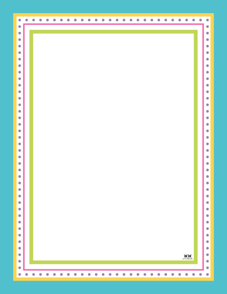 Easter Borders & Frames - 40 Pages | Printabulls
