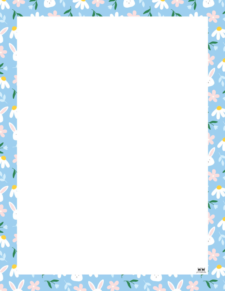 Easter Borders & Frames - 40 Pages | Printabulls