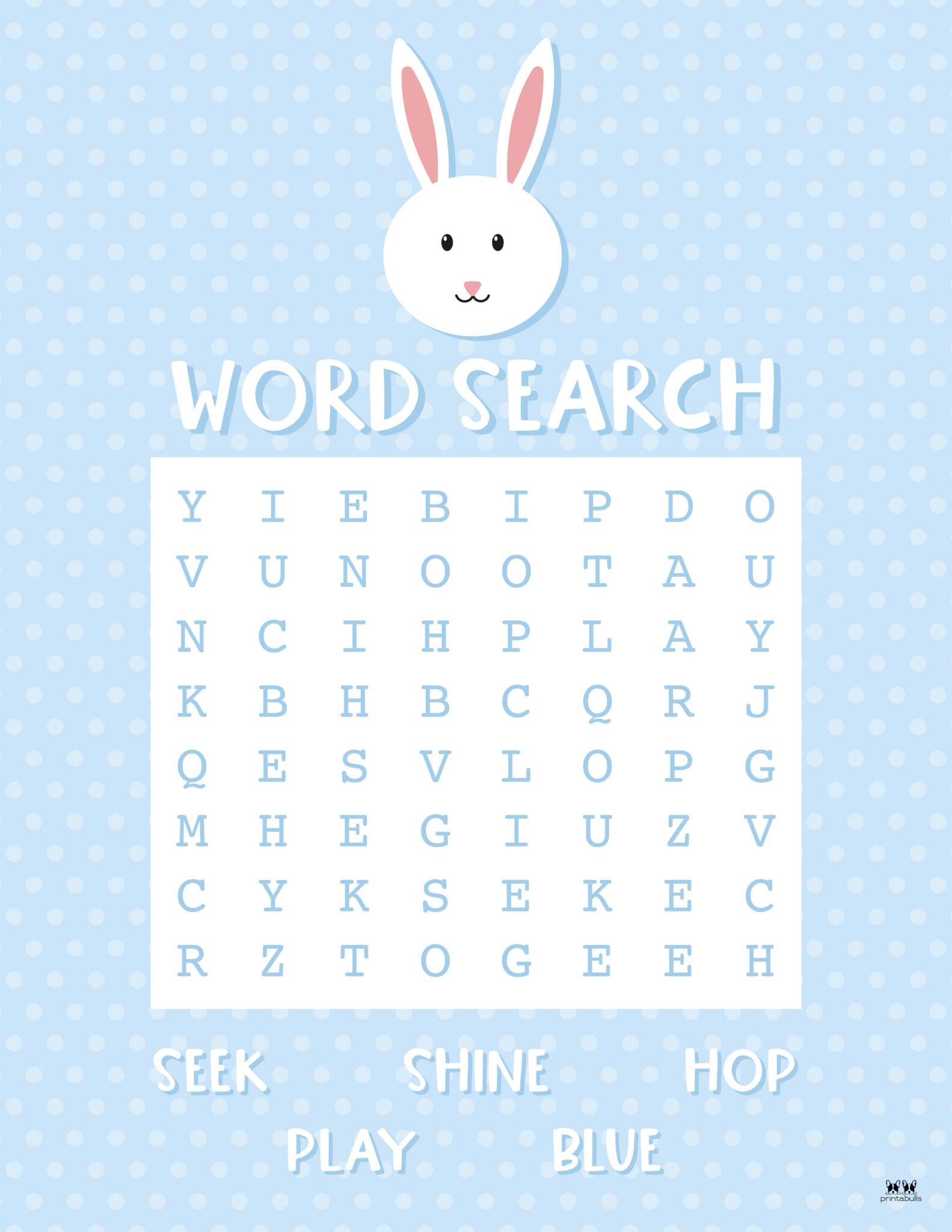 Easter Word Searches - 20 Pages | Printabulls