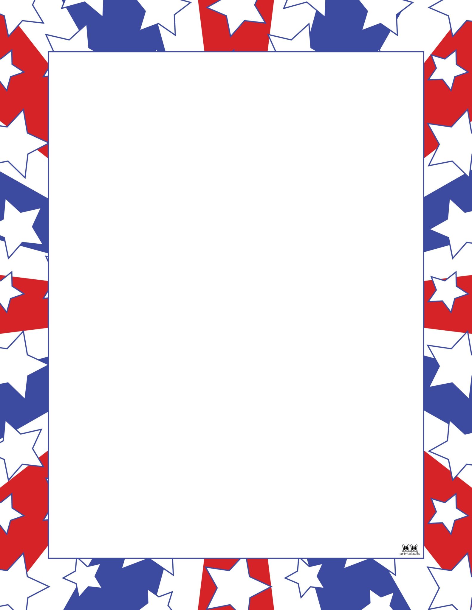 4th of July Borders & Frames - 20 Pages | Printabulls