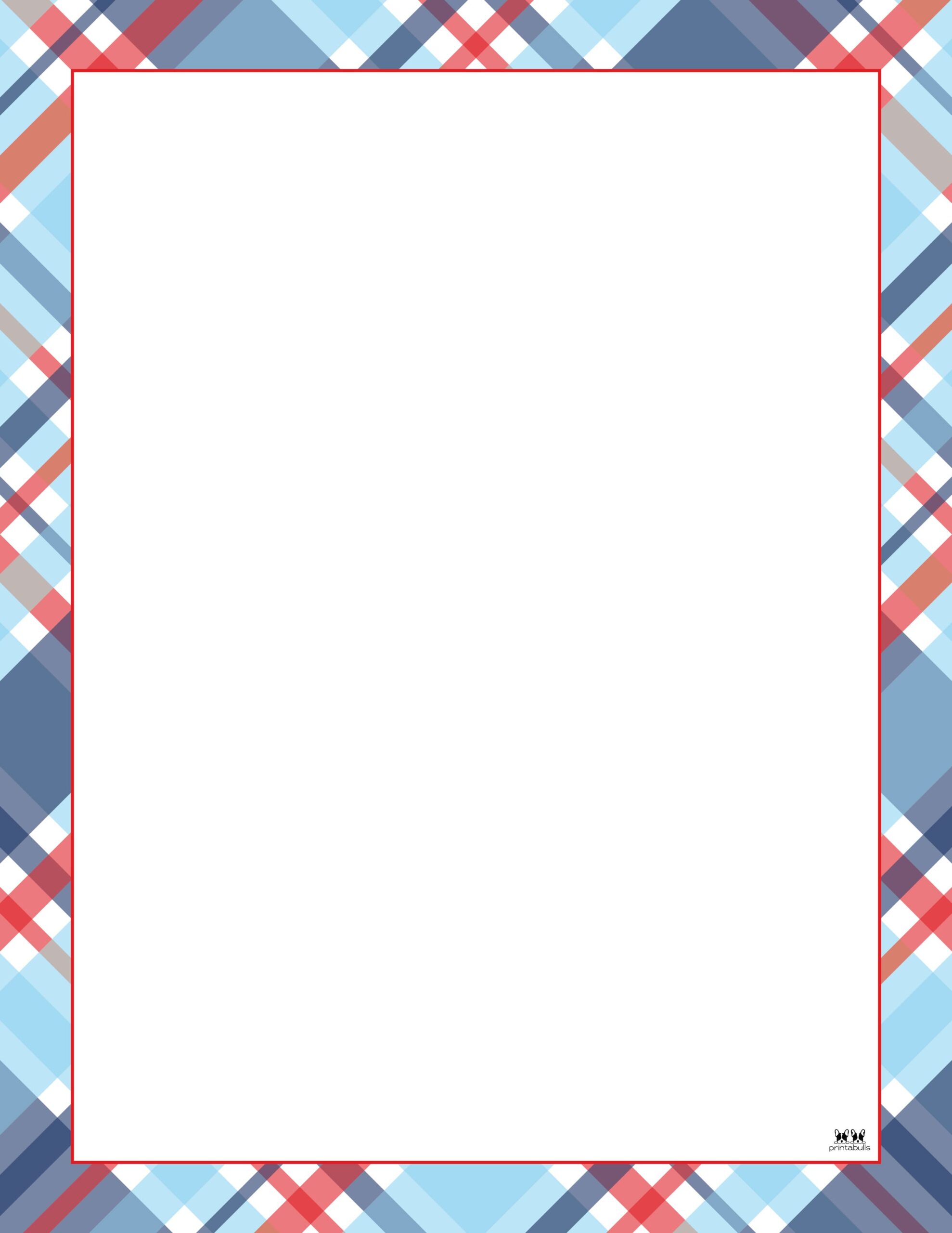 4th of July Borders & Frames - 20 Pages | Printabulls