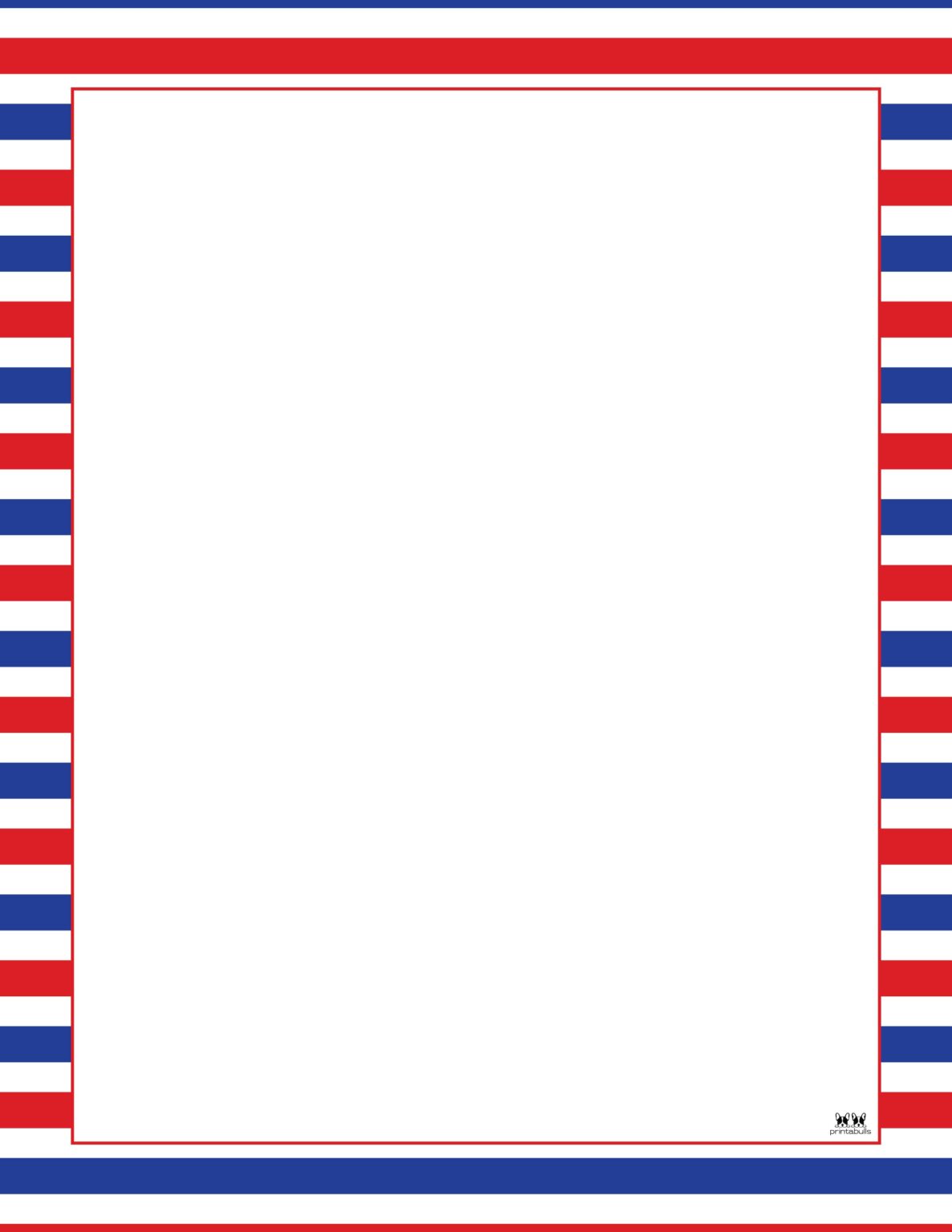 4th of July Borders & Frames - 20 Pages | Printabulls