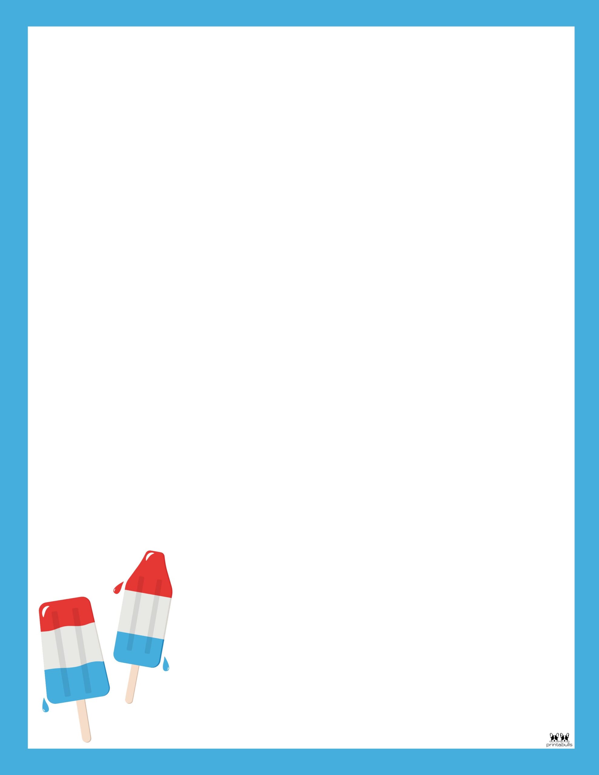 4th of July Borders & Frames - 20 Pages | Printabulls