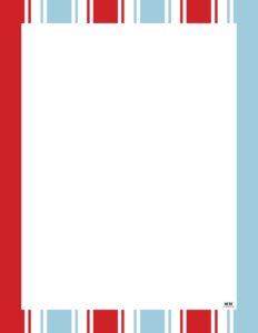 4th of July Borders & Frames - 20 Pages | Printabulls