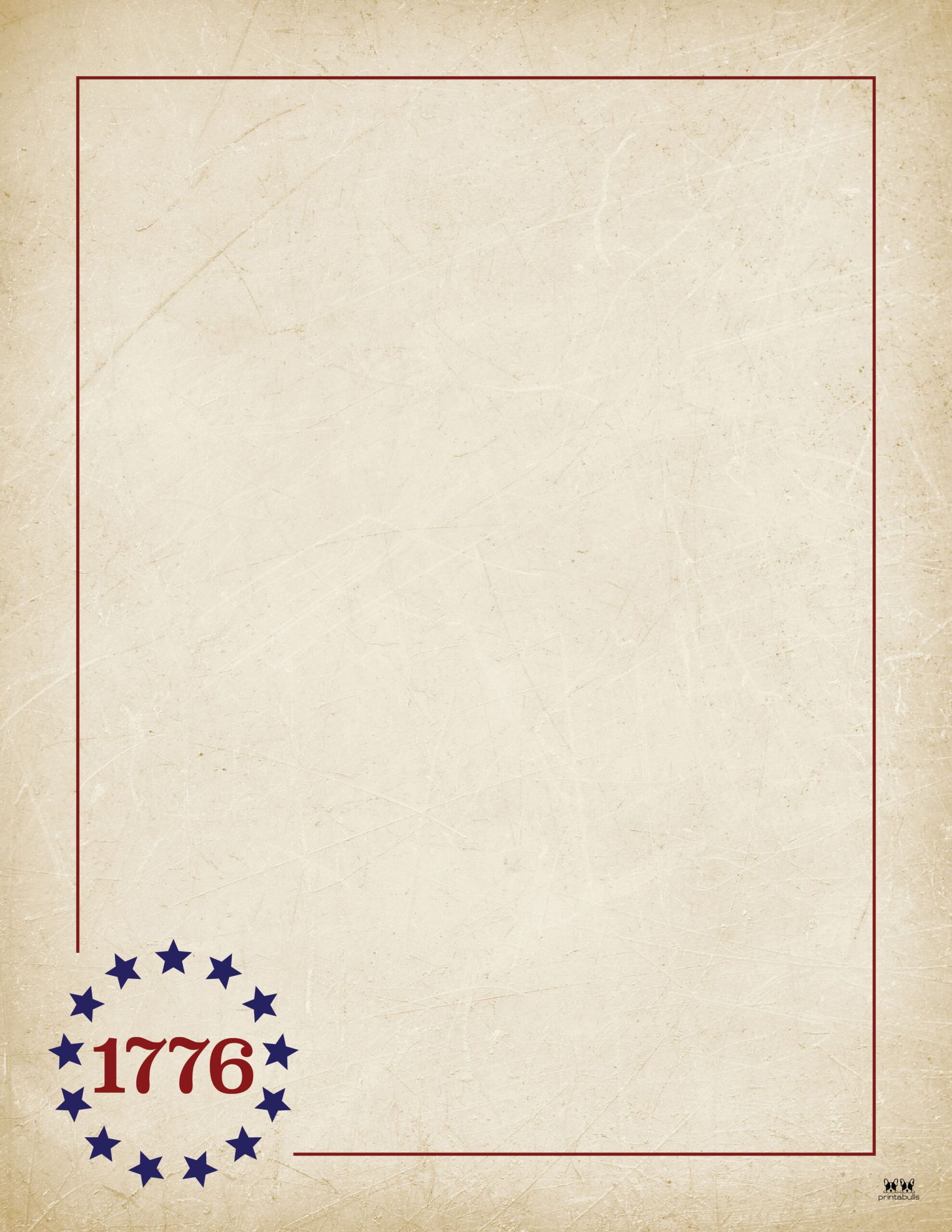 4th of July Borders & Frames - 20 Pages | Printabulls