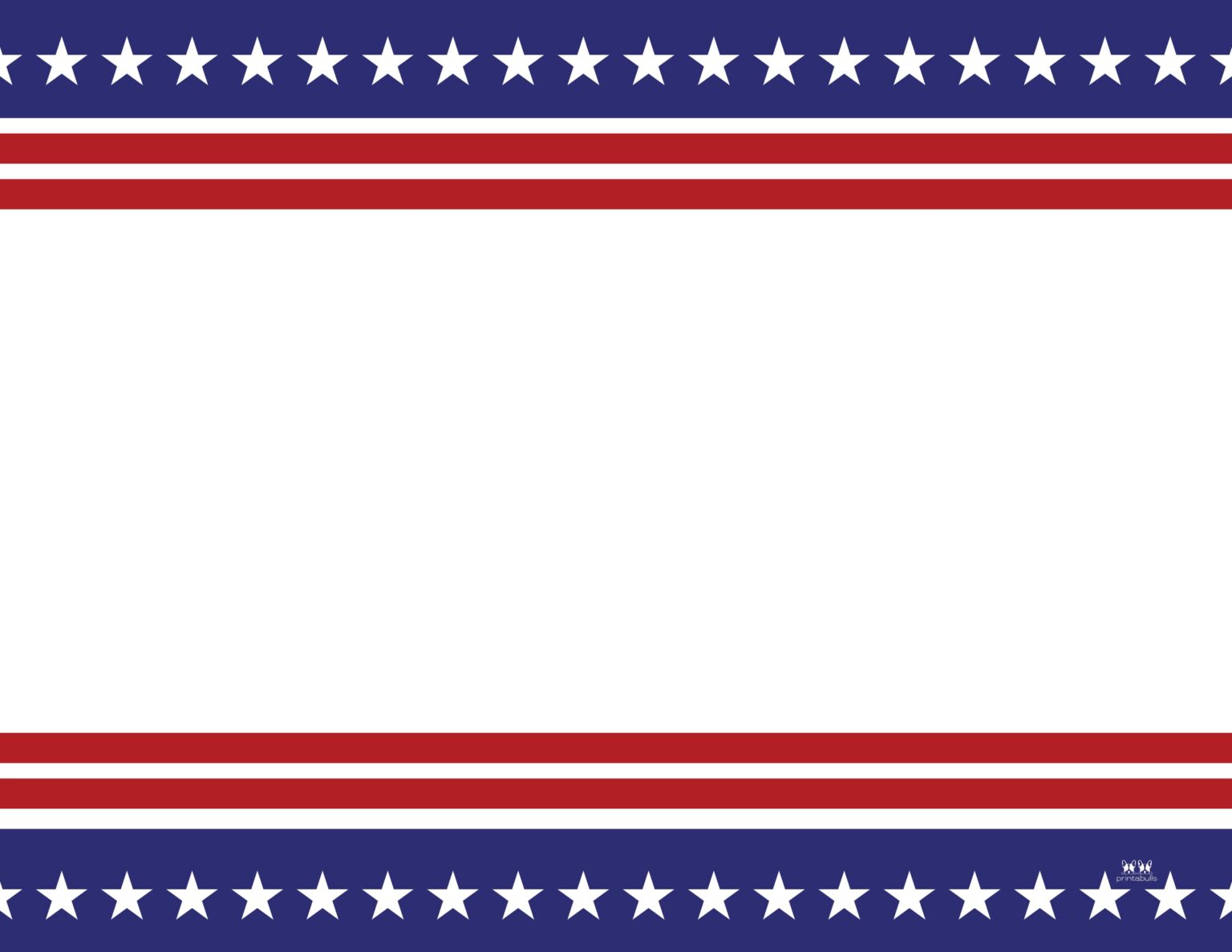 4th of July Borders & Frames - 20 Pages | Printabulls