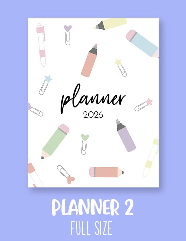 Planner Cover Pages - FREE 2026 Planner Pages | Printabulls