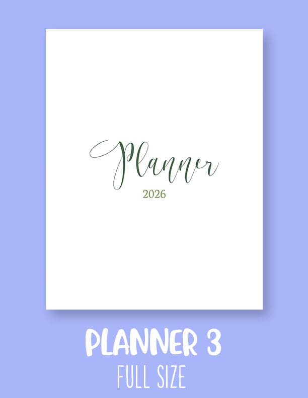 Planner Cover Pages - FREE 2026 Planner Pages | Printabulls
