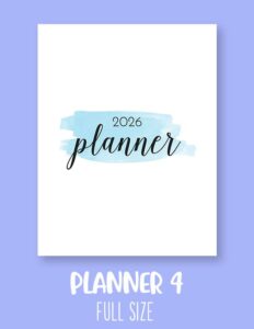 Planner Cover Pages - FREE 2026 Planner Pages | Printabulls