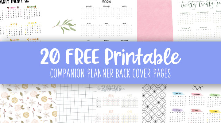 Companion Planner Printables | Printabulls