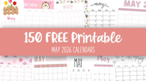 May 2026 Calendars - 150 FREE Printables | Printabulls